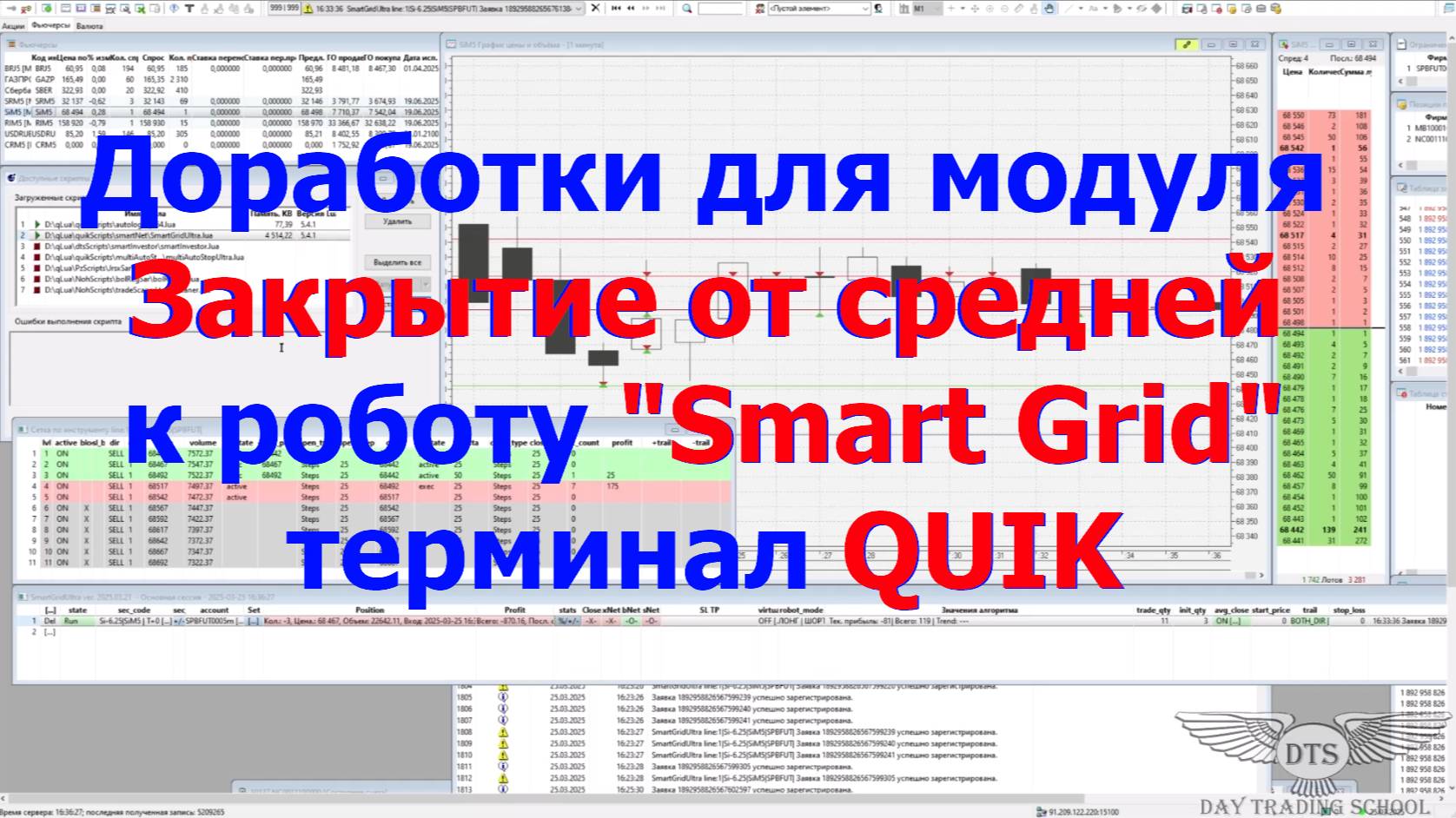 Дополнения к модулю Закрытие от средней для робота "Smart Grid"- Quik