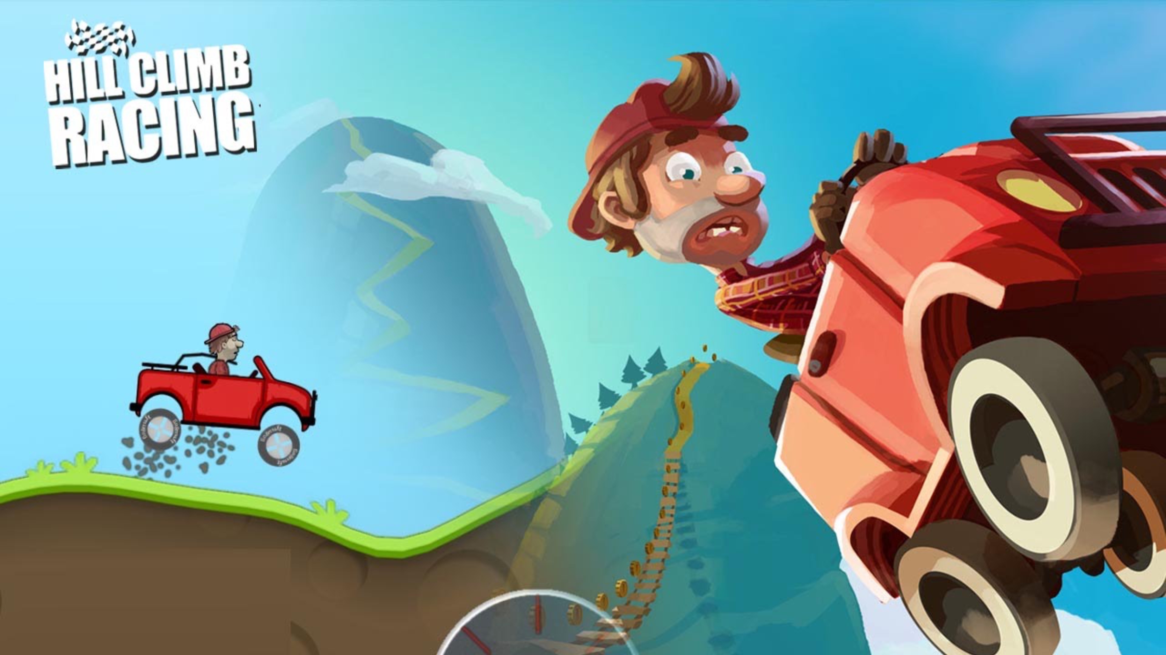 Hill Climb старая добрая игрушка