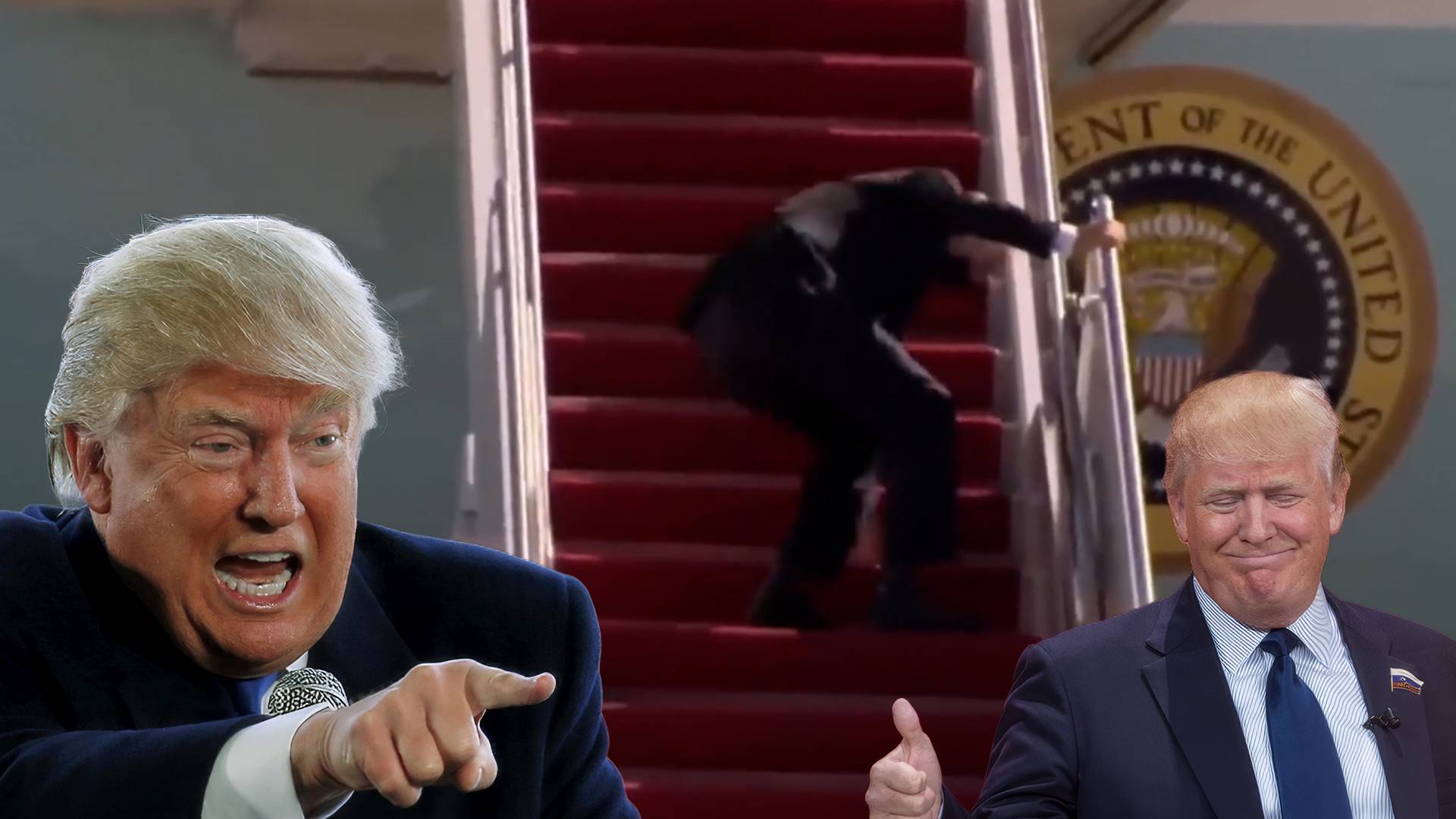 Джо Байден пьяный по твоей вине царица : замиксовка, как Байден падает