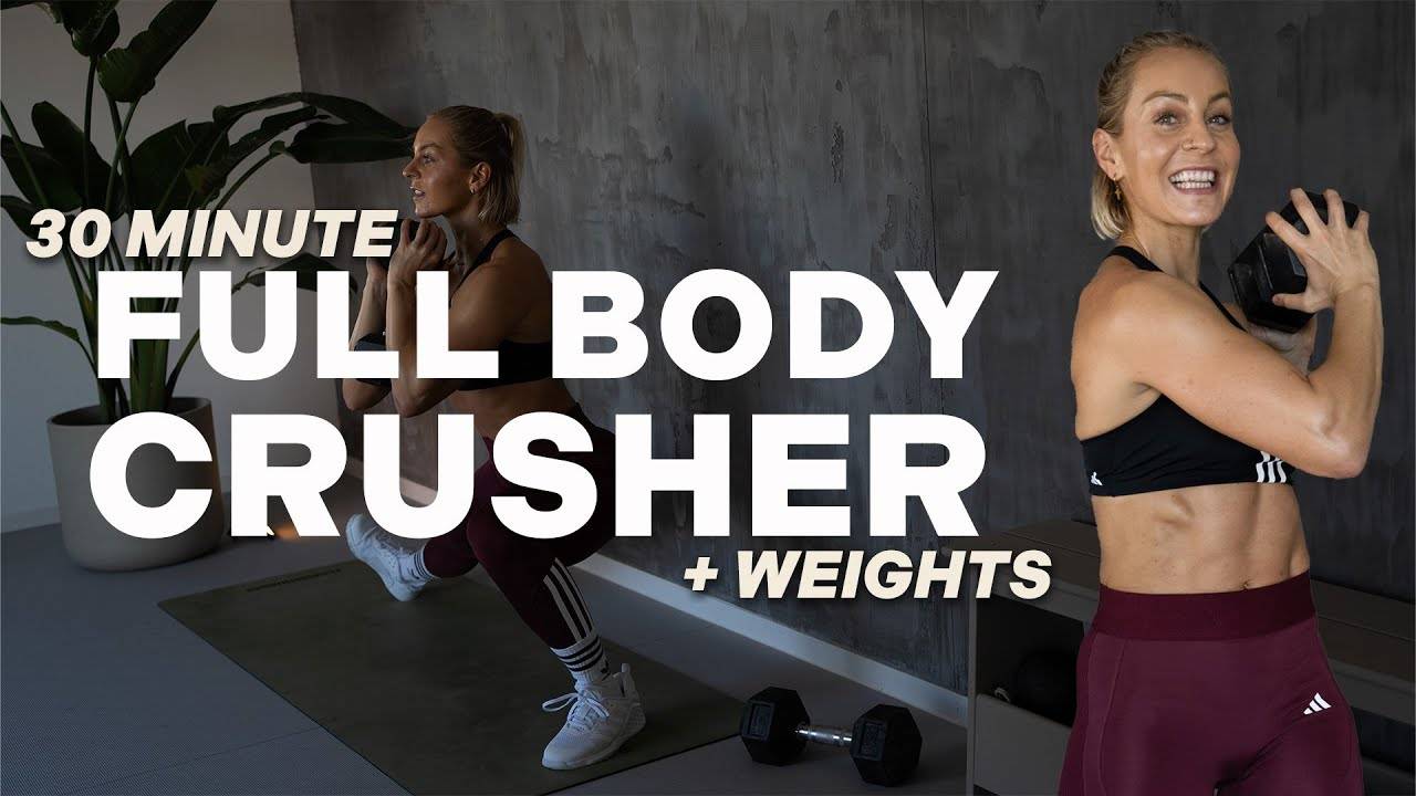 kaykay - 30 MIN FULL BODY CRUSHER ｜ Strength and Conditioning ｜ With Weights ｜ Dumbbell ｜ NO Repeat