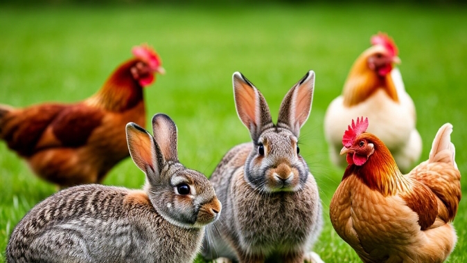 Ушастые и пернатые./ Утреннее кормление.