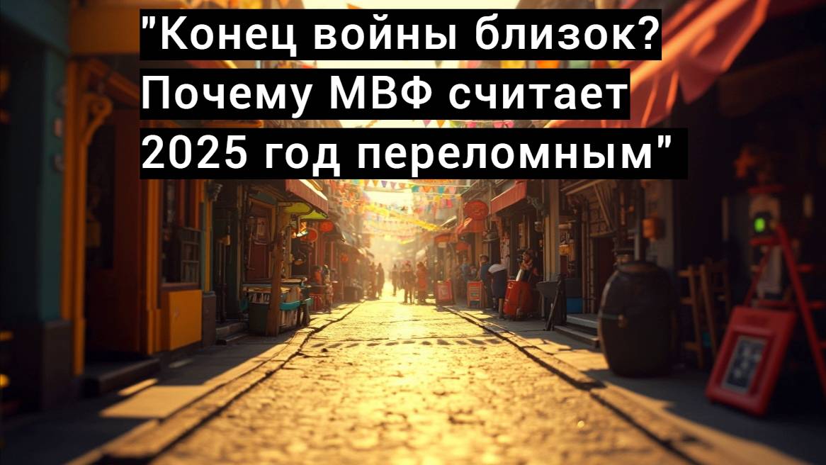 "Конец войны близок? Почему МВФ считает 2025 год переломным"
