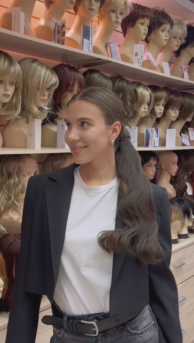 Натуральный хвост на липучке. Как крепить? Сайт магазина Parik-ru.ru