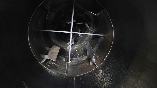 Установка охлаждения корма, жмыха, гранул