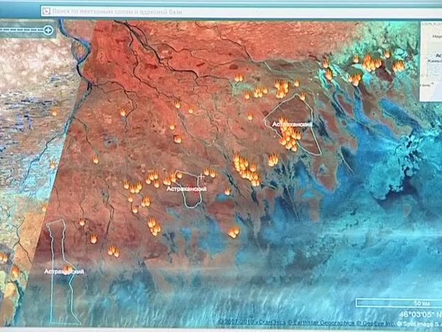 Спецрепортаж телеканала "РЕН-ТВ Астрахань". Степные пожары, август 2013 г.