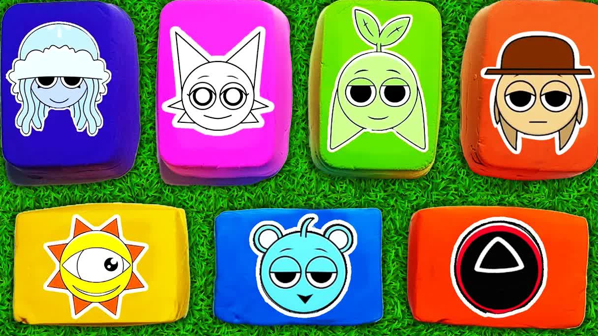 УГАДАЙ, какой персонаж Спрунки выйдет из овальных кубиков, Sprunki GUESS