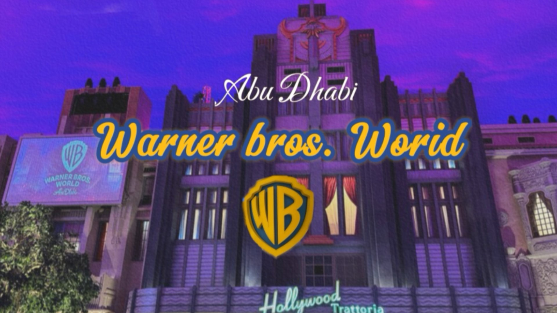 Огромный парк развлечении в стиле Warner bros. Abu-Dhabi
#Abu-Dhabi