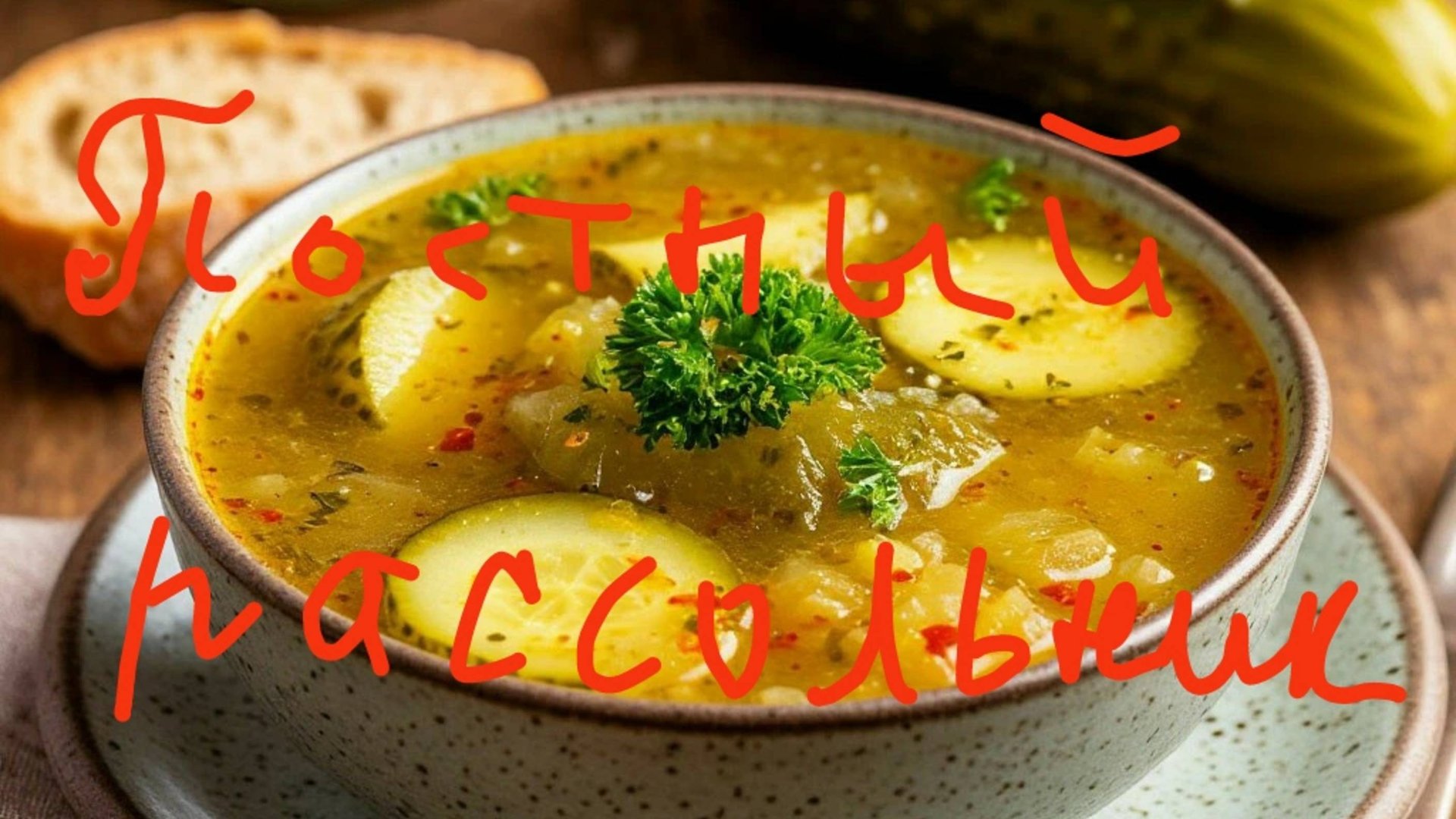 поваренная книга: постный суп "рассольник с грибами"