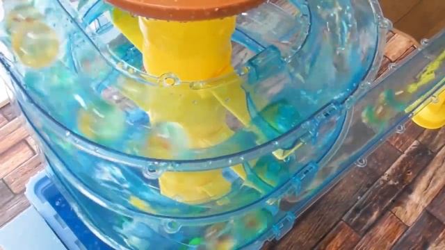 ДЛЯ ДЕТЕЙ! Звук воды ASMR☆Водная горка × «Жемчуг дракона»