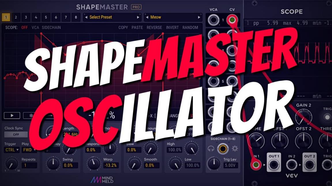72 - Shapemaster Pro Oscillator! (Phase Modulation, Hard Sync, Warp)