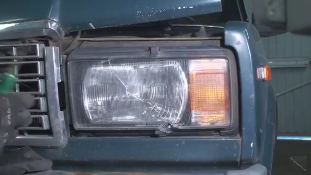 ЗАМЕНА СТЕКЛА ФАРЫ ВАЗ 2107.