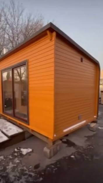 #ОБЗОР Баня-парус 6 метров #банябочка