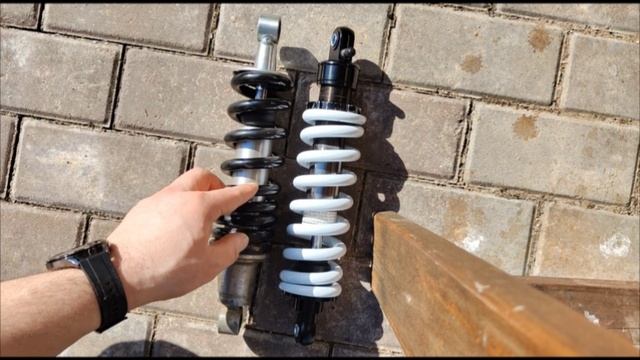 motoland legend: замена штатного заднего амортизатора