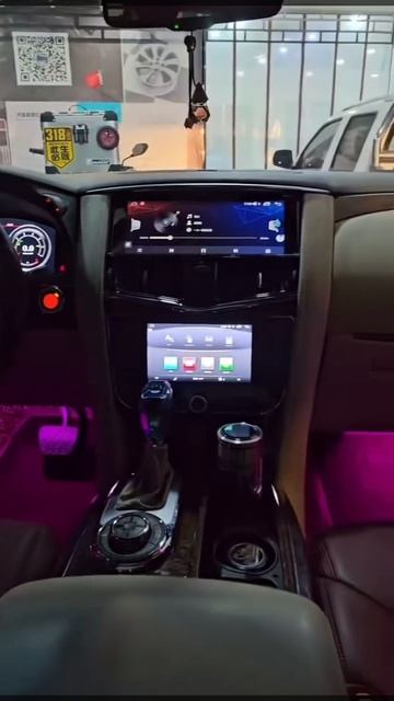 Атмосферная подсветка салона специальная для Nissan Patrol Y62 / Infiniti QX56, QX80