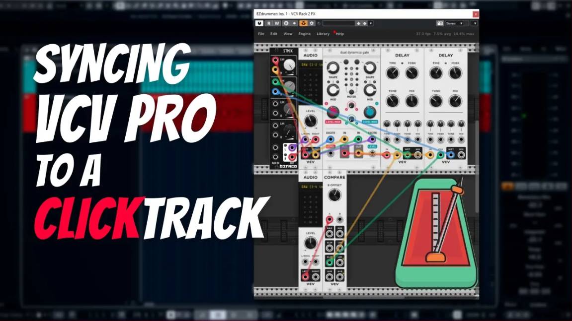 69 - Syncing VCV to an Audio Click (VCV Rack Pro Plugin)