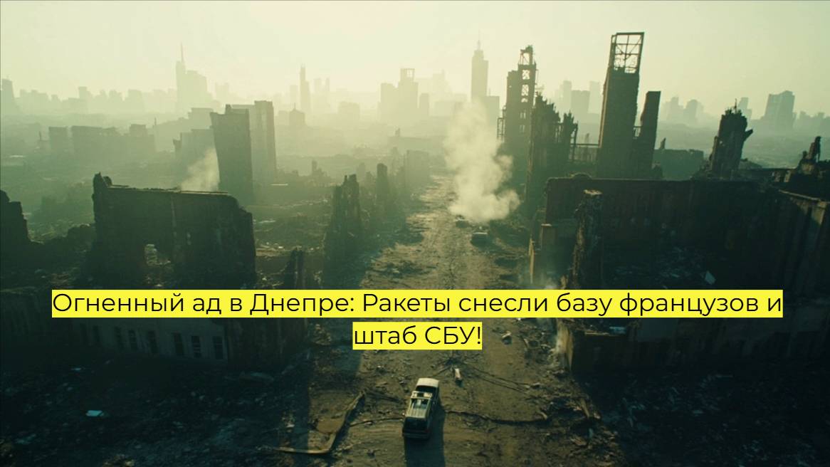 Огненный ад в Днепре: Ракеты снесли базу французов и штаб СБУ!