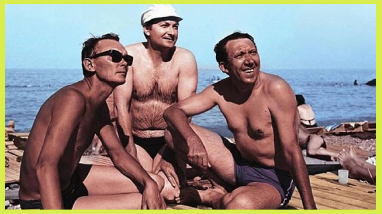 Фотографии знаменитостей СССР на море. Старые фото актеров. фотографии советской эпохи