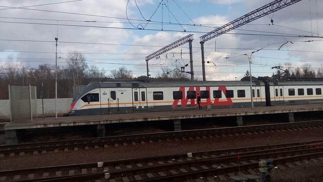 Электропоезд ЭП2Д 0143 ЦППК станция Чехов