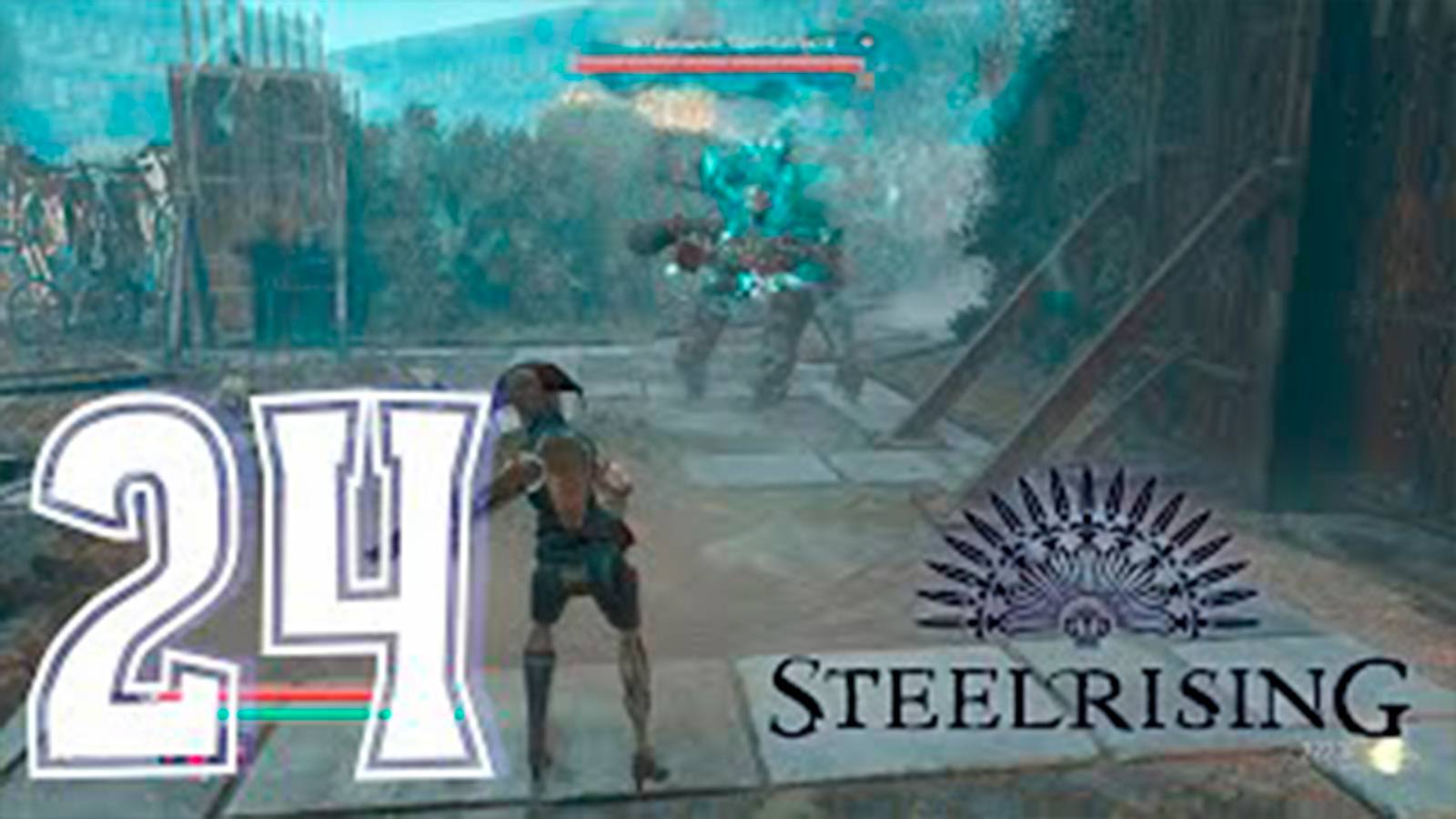 Прохождение Steelrising. часть 24. Мини босс Таран баллист