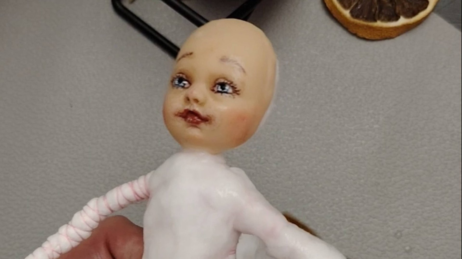 МК ватная игрушка /  DIY cotton wool toy
/ как сделать тело для ватной игрушки ❤️