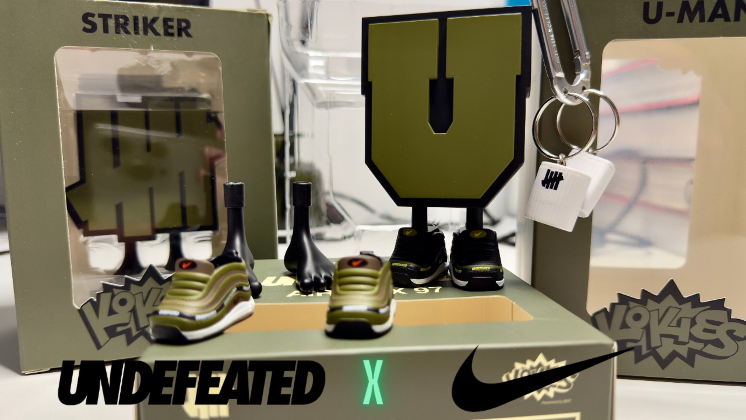 Обзор №237: Undefeated x Kokies x Nike Air Max 97 "Keychain Attachments Figures"