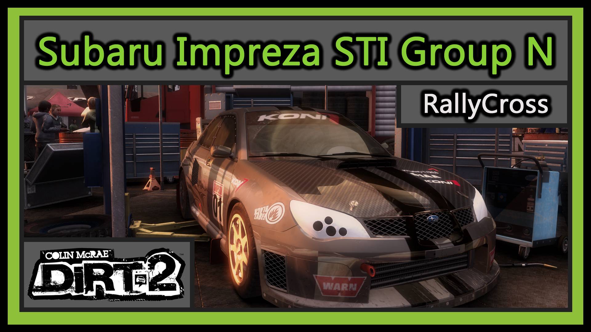 Subaru Impreza STI Group N | RallyCross | Colin McRae DiRT 2 |