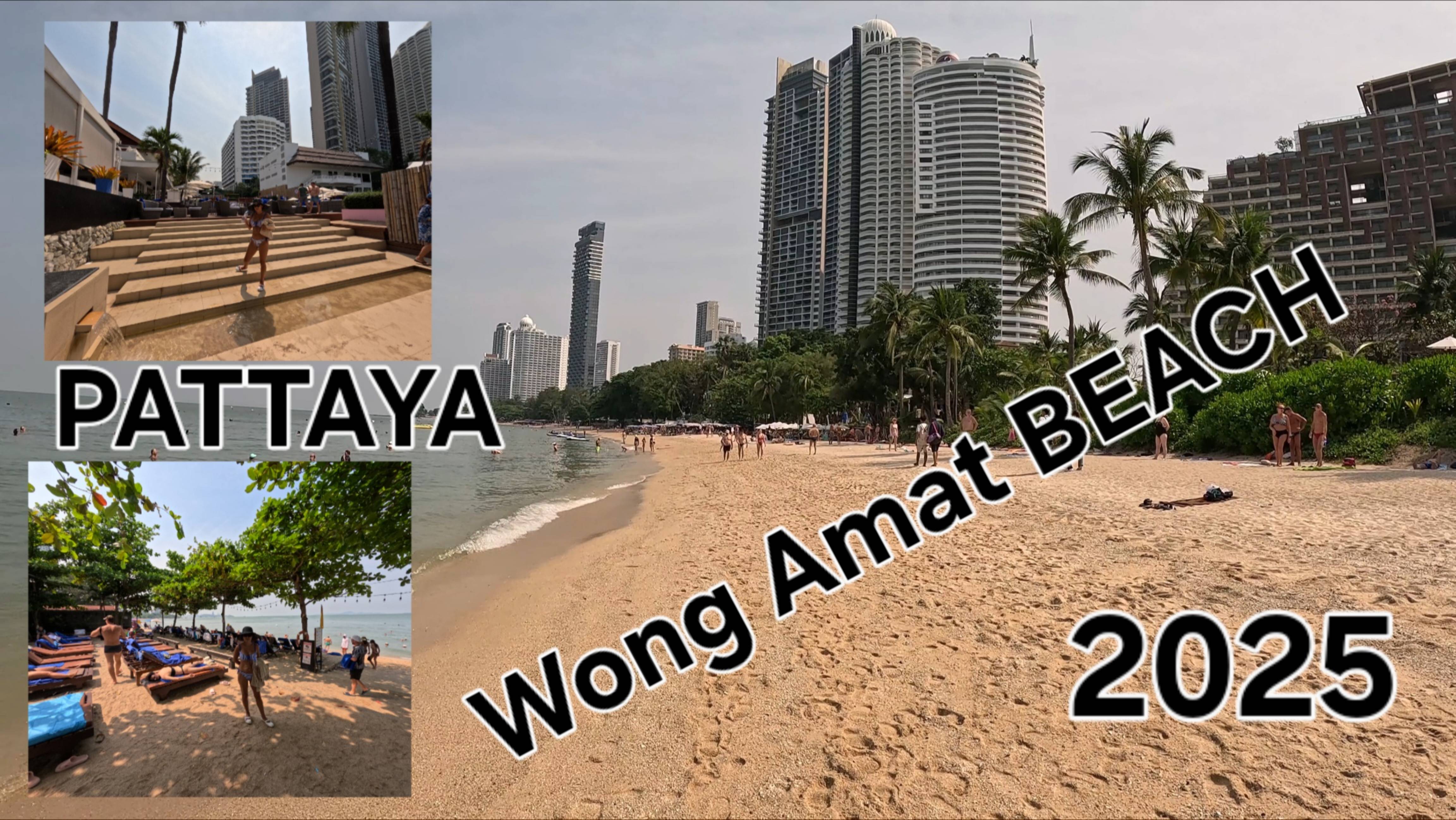 ПАТТАЙЯ. ОБЗОР ПЛЯЖА 🌴 "WONGAMAT" МАРТ 2025.