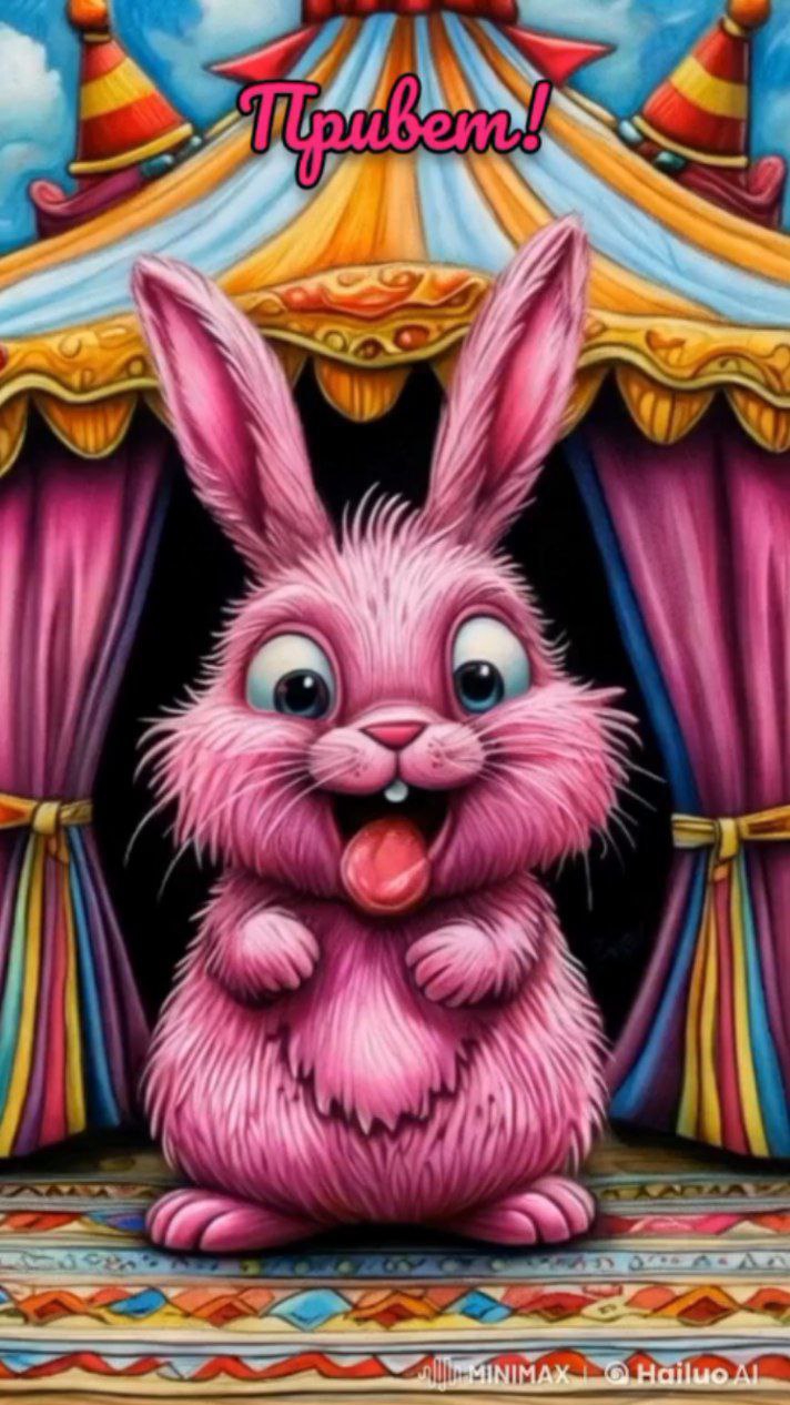 Заяц. 🌸 Детям.🌸 Привет!