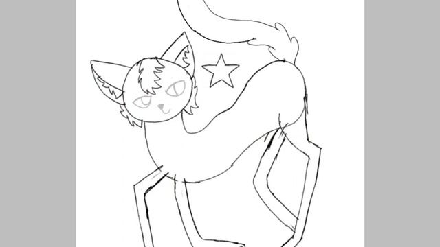 Артик для Звездолапы ❤️(это писец я это рисовала 2 часа и было 2 попытки и со второй получилось) ❤️