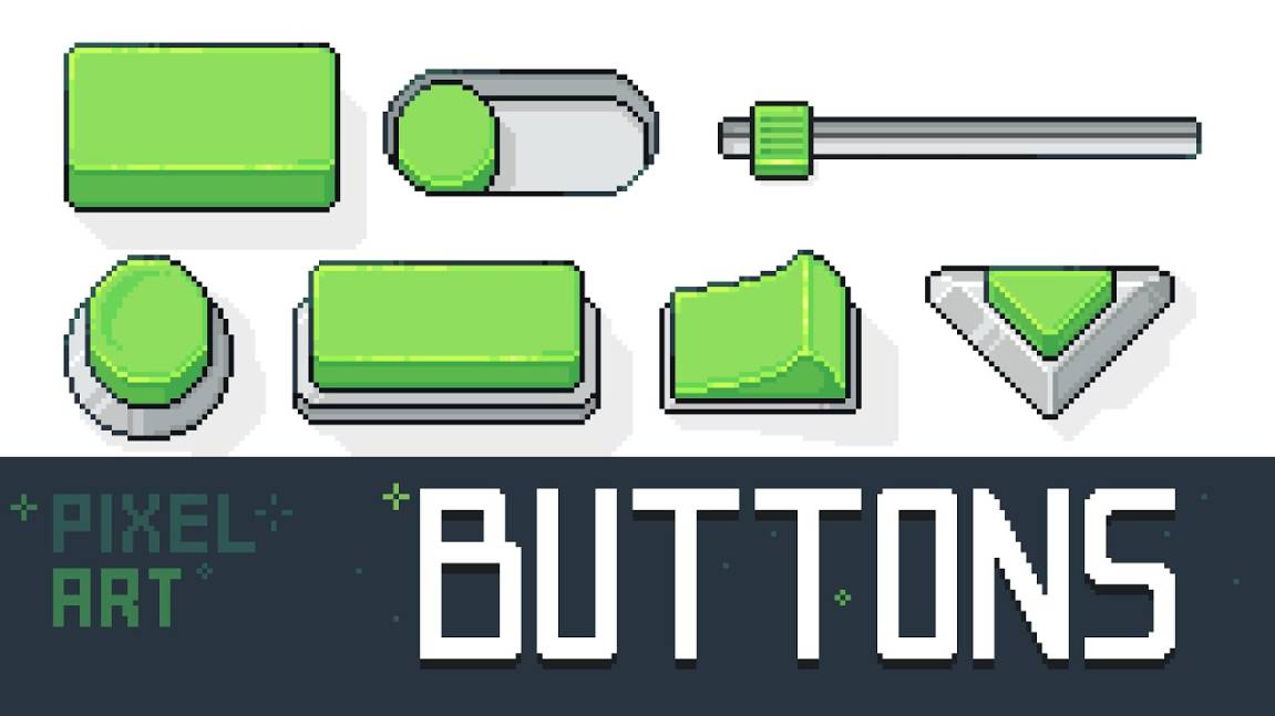 26 - How to make Pixel Art Buttons!