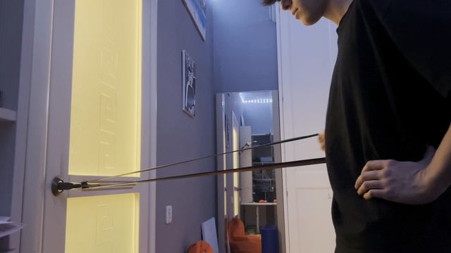 С инвентарём, без подготовки. Тяга к спине 2