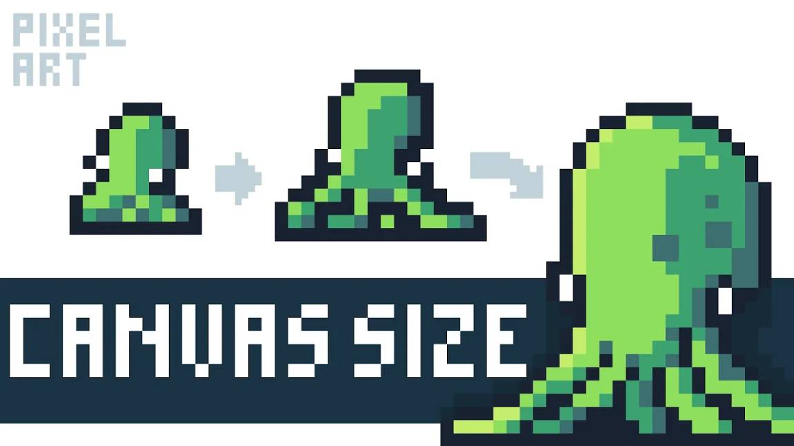 22 - What Canvas Size Should you use for Pixel Art (Pixel Art Tutorial)