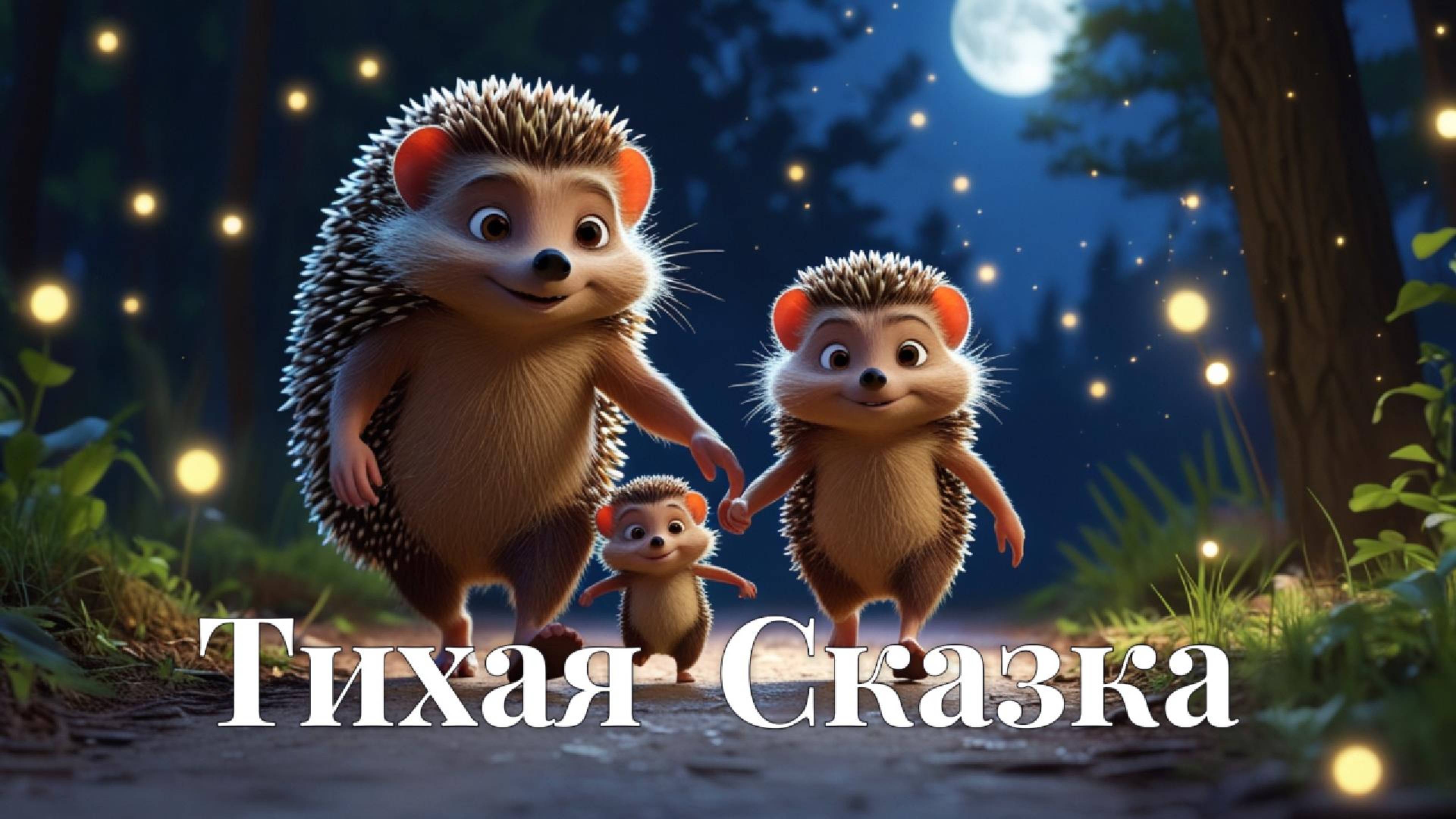 Тихая сказка про ежей: Уютная история для детей и взрослых | Стихи Самуила Маршака