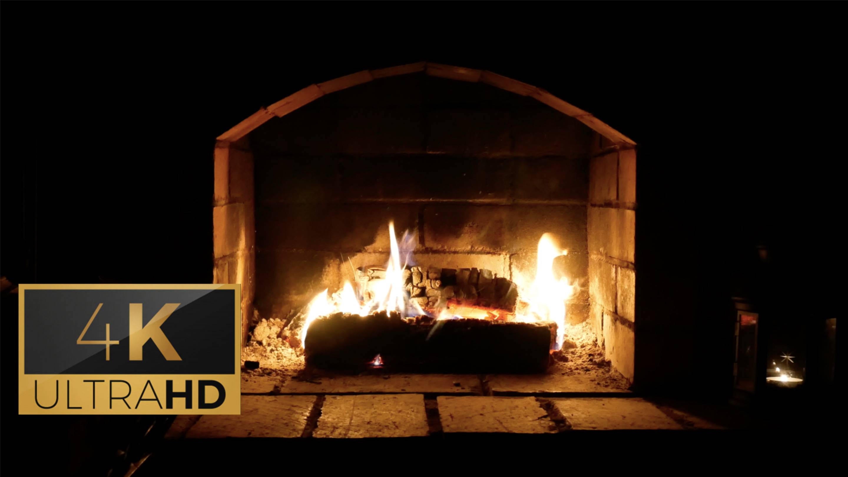 Камин. Приятные и расслабляющие звуки огня. / Fireplace. 1 час. 4K.