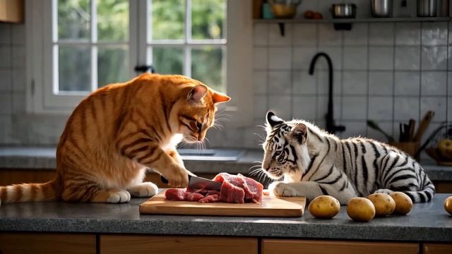 08 Кот и тигр