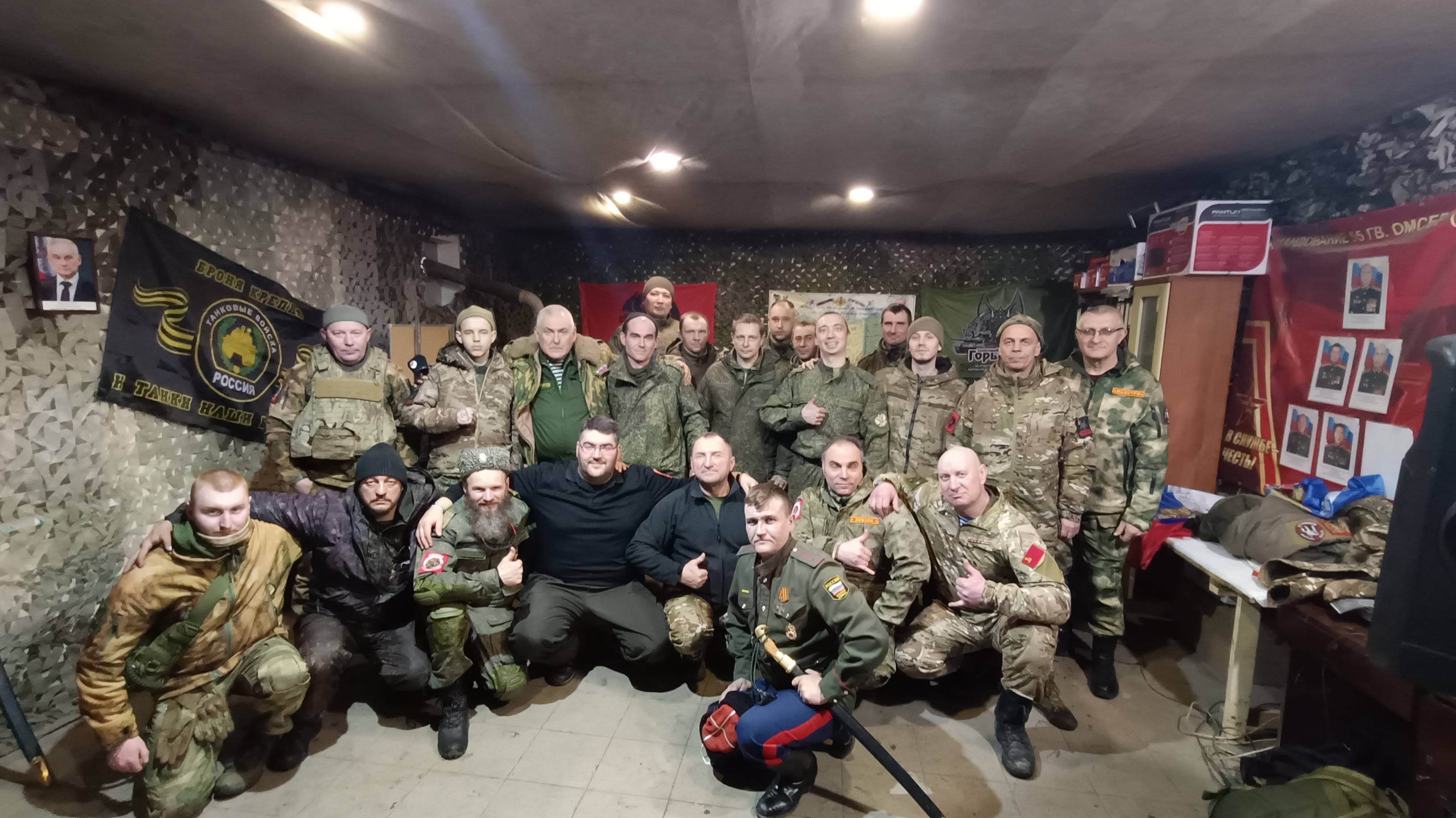 Концерт Агитвзвода «Алтай» прошёл в Танковом батальоне «Горыныч» в 55-й омсбр (г).