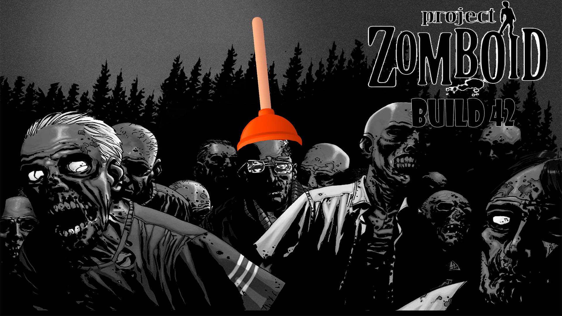 Выживание Project Zomboid Build 42 #1 Досками и вантузами !