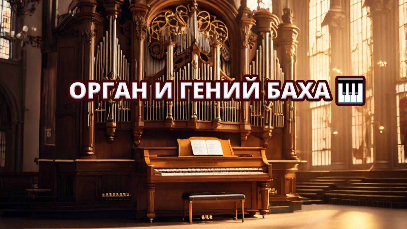 Орган и гений Баха🎹