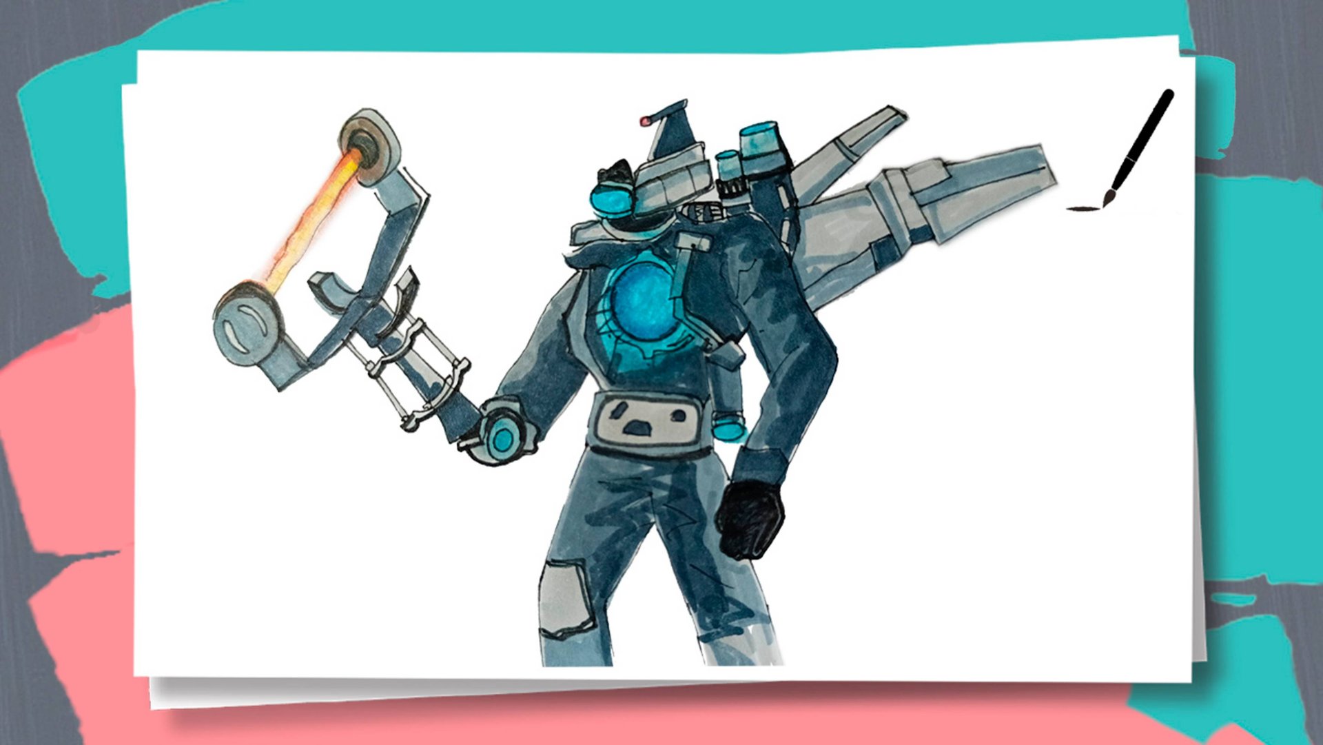 Как нарисовать Босса Камерамена Астро / How to draw Camera Man Astro / Учимся рисовать