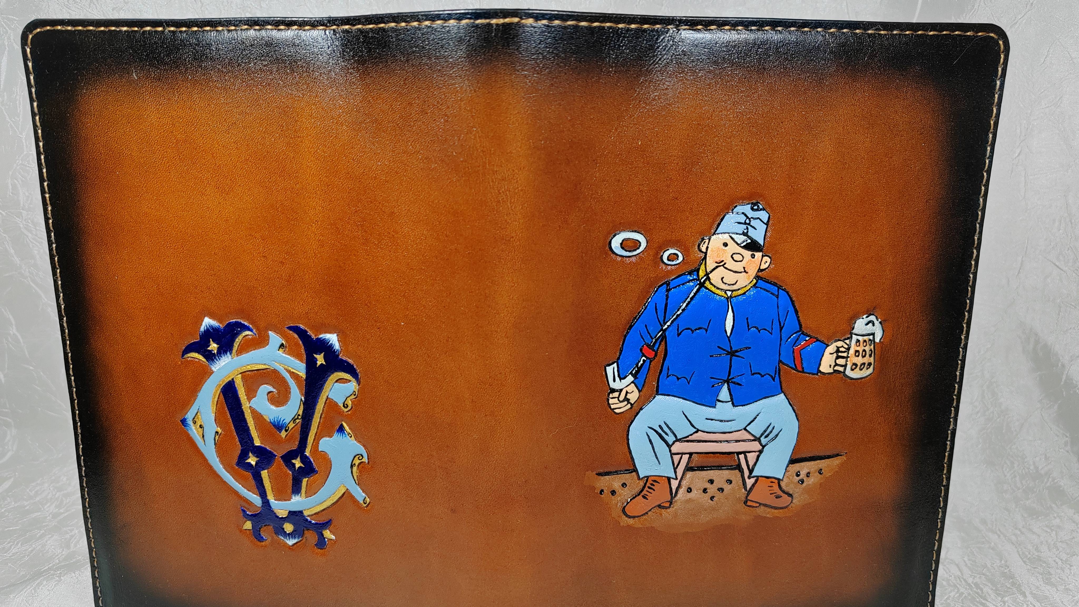 Обложка для ежедневника. Изделия из кожи. СКСтиль. Видео обзор: Бравый солдат Швейк.