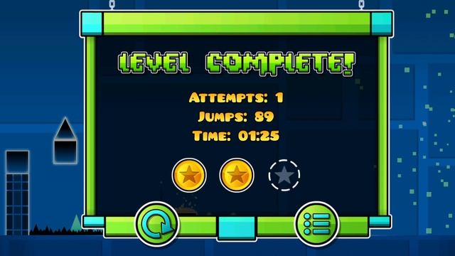 Прохождение Geometry Dash. Первые 3 уровня