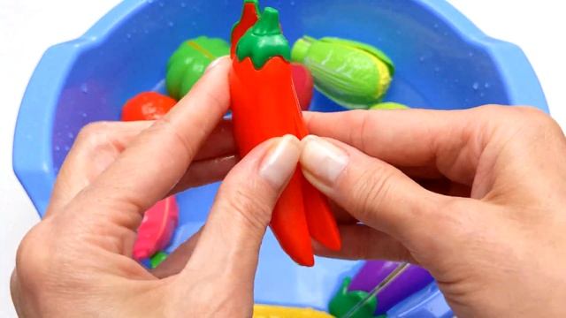 Для малышей! Приятное видео - нарезка фруктов и овощей ASMR