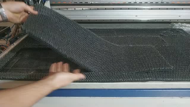 резка придверных ковриков , ковриков для сушки обуви