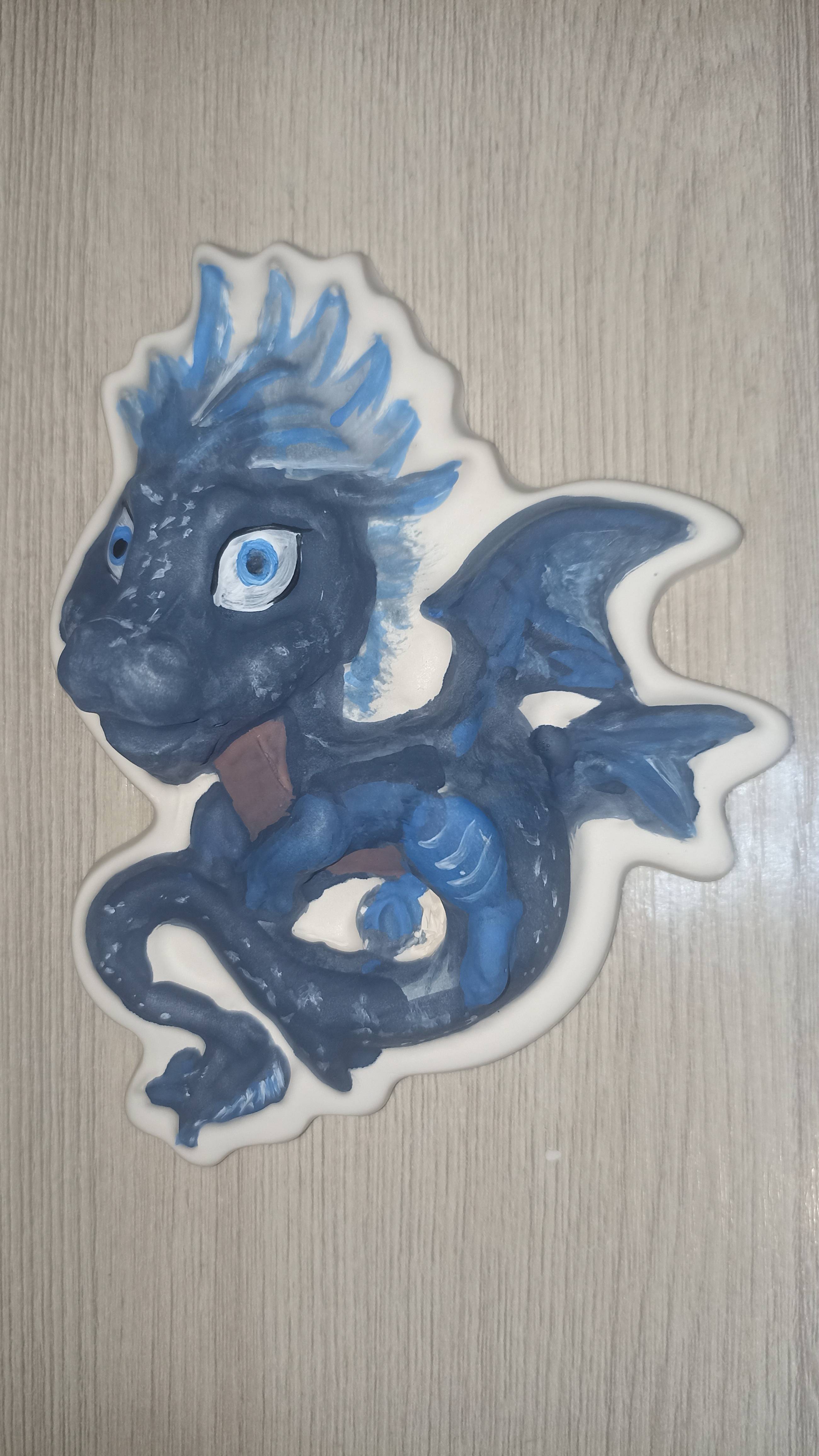 Магнит из гипса / Небесный дракон
