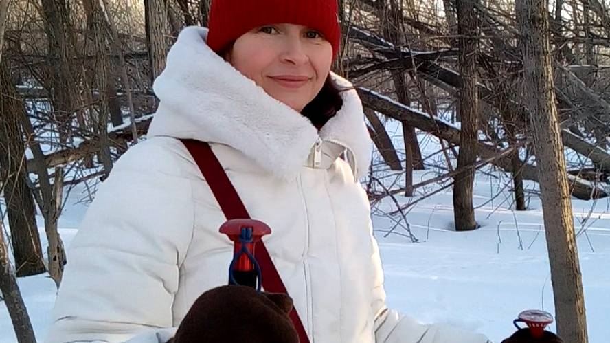 Зимний родник.