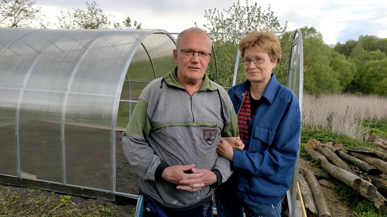 Архив 2023 г. Теплица собрана. Нападение комаров и паутинных клещей. Живем в деревне. Лето в мае