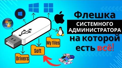 ФЛЕШКА СИСТЕМНОГО АДМИНИСТРАТОРА(мультизагрузочная), на которй ЕСТЬ ВСЕ. Ventoy