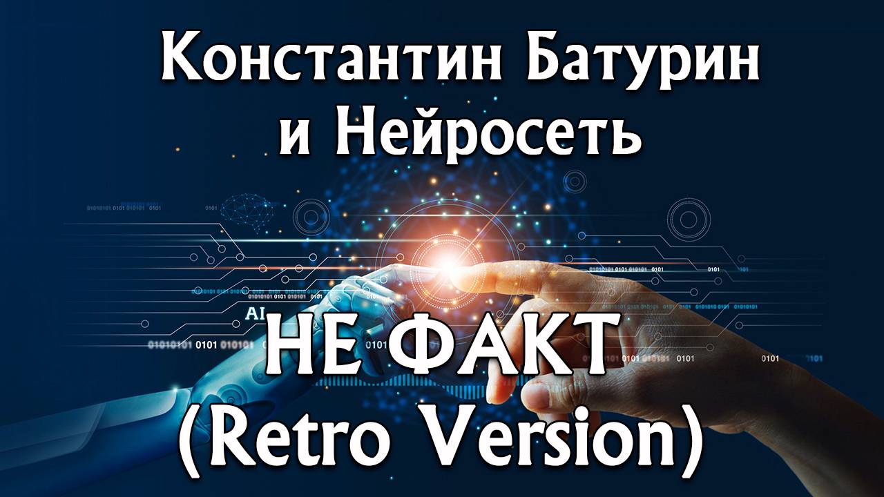 НЕ ФАКТ (Retro Version) - Константин Батурин и Нейросеть