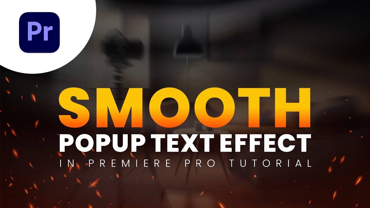 Плавный эффект всплывающего текста в Premiere Pro - простая и стильная анимация