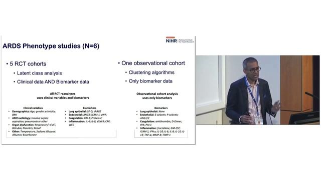 Dr Manu Shankar Hari ARDS Phenotypes AVS 2019